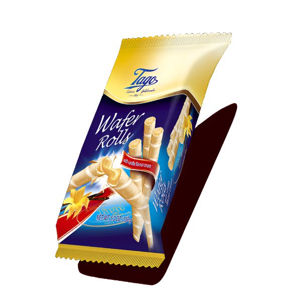 Tago Wafer Rolls Vanilla 150g – Food Bazaar