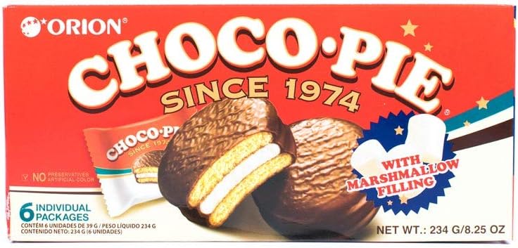 Orion Choco Pie 234g (with marshmallow filling) – Food Bazaar
