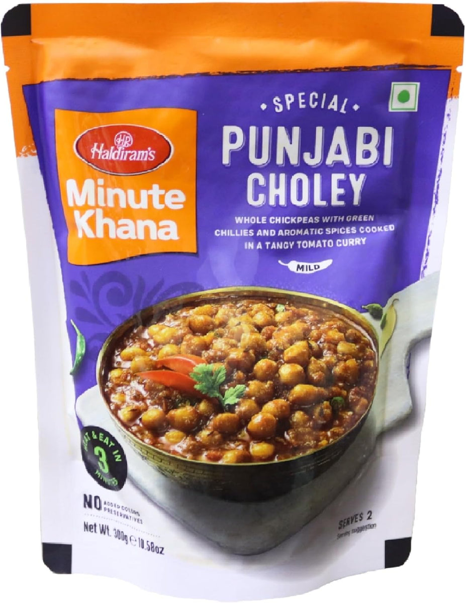 Haldiram's Punjabi Choley 300g - Ready to Eat Vegan Chickpea Curry UK ...