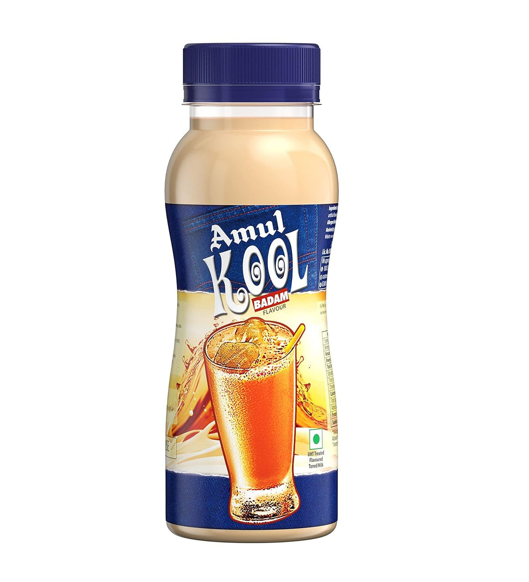 Amul Kool Badam Flavoured Milk 180ml – Refreshing Almond Milk Drink ...