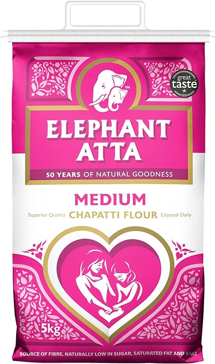Elephant Atta Medium Chapatti Flour - Buy Online UK | Atta – Food Bazaar