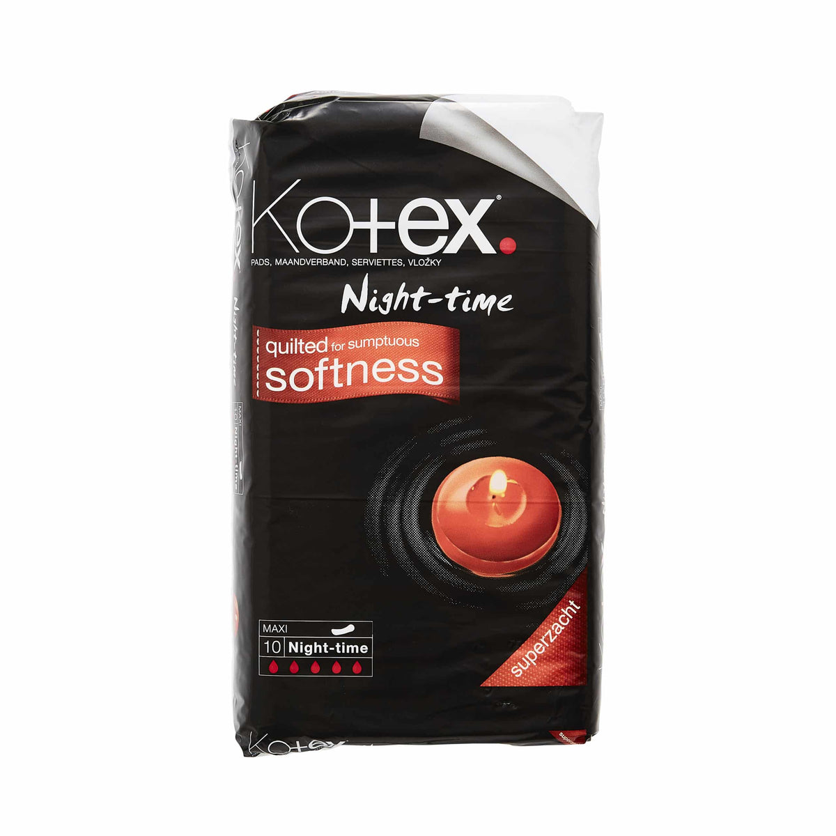 Kotex Night Time Maxi Pads - Heavy Flow Overnight Protection – Food Bazaar