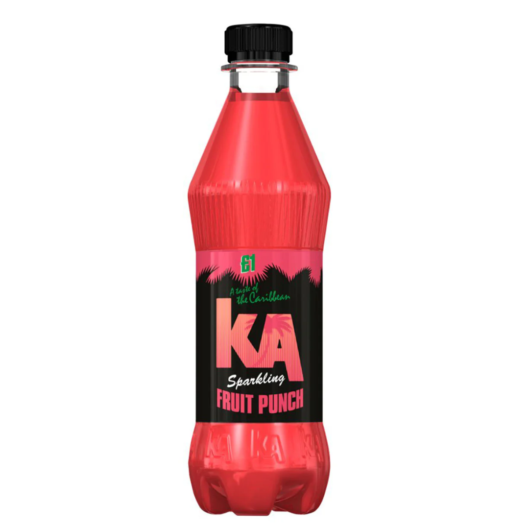 KA Sparkling Fruit Punch 500ml | Tropical Caribbean Fizzy Drink – Food ...