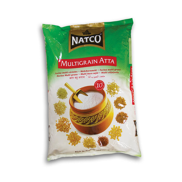 Buy Natco Multigrain Atta 5kg Online UK | Food Bazaar