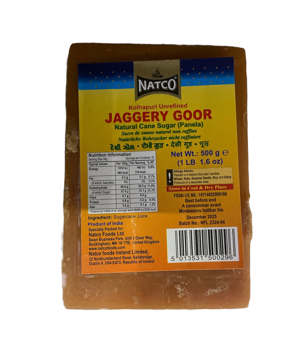 Natco Kolhapuri Unrefined Jaggery Goor (Panela) – Food Bazaar
