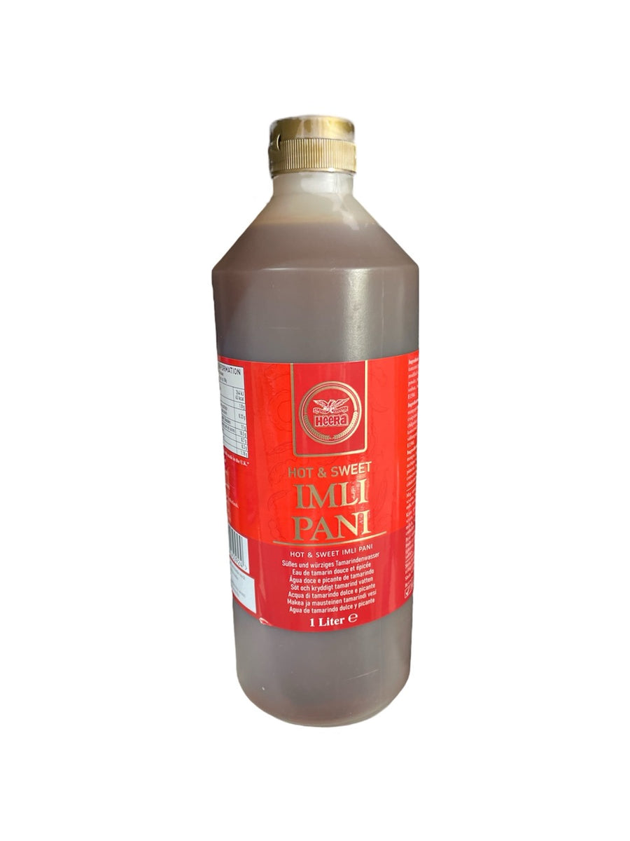 Heera Imli Pani Hot & Sweet 1L - Tangy Tamarind Sauce Vegan Halal UK ...