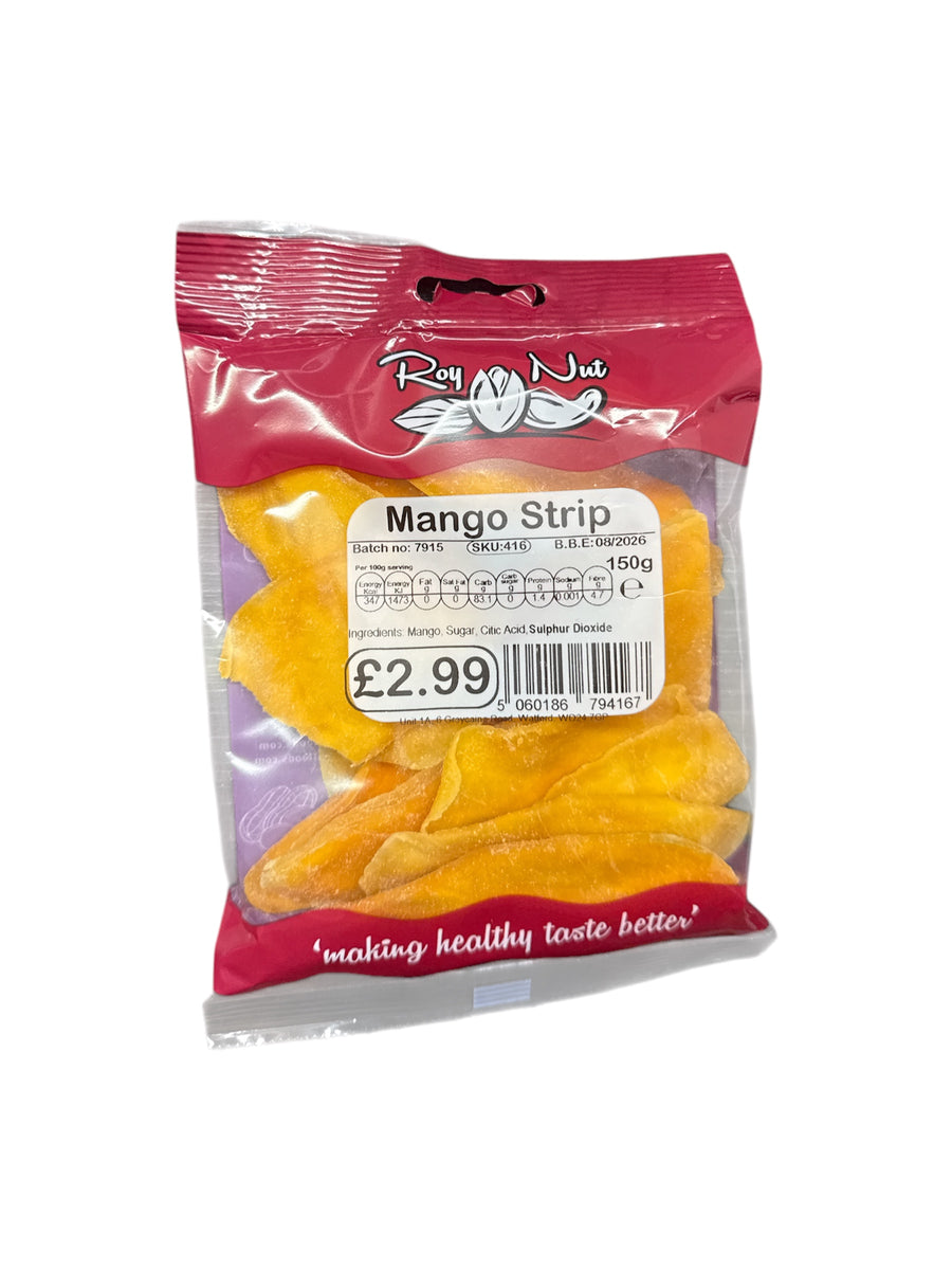 Roy Nut Dried Mango Strip (Slices) 150g – Food Bazaar