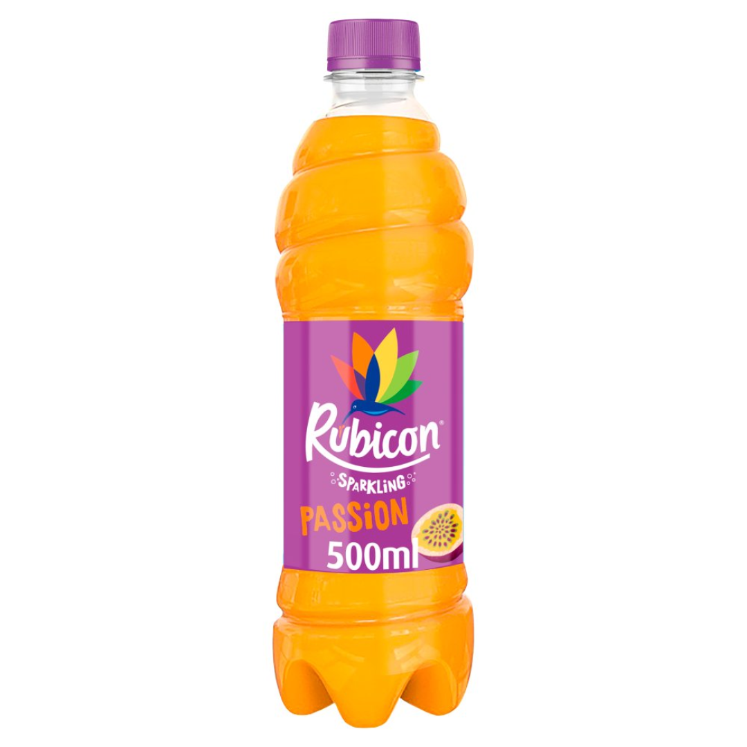 Rubicon Sparkling Passion Fruit Drink 500ml | Tropical Fizzy ...