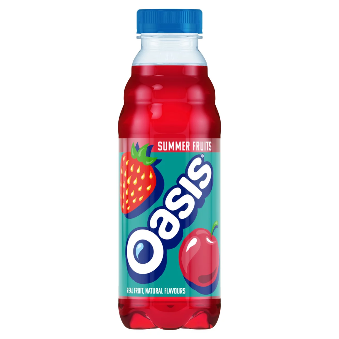 Oasis Summer Fruits Drink 500ml | Natural Flavours Still Fruit Juice ...