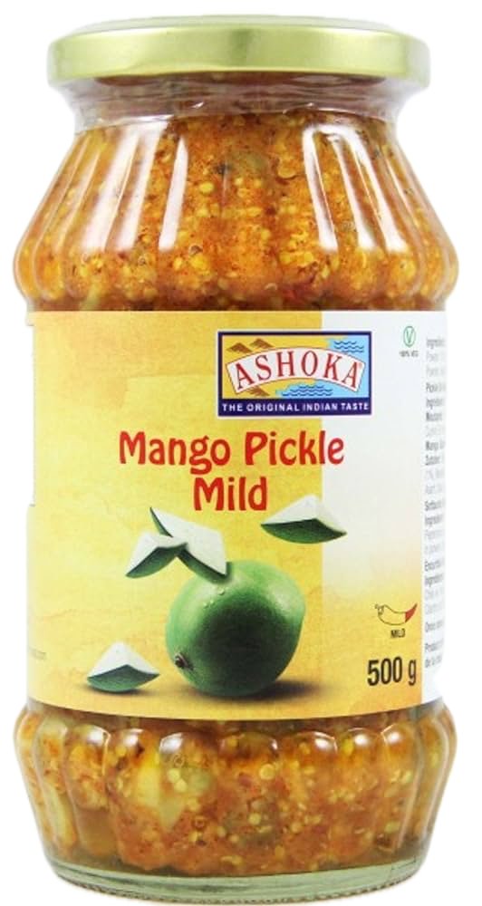 Ashoka Mango Pickle Mild 500g – Food Bazaar