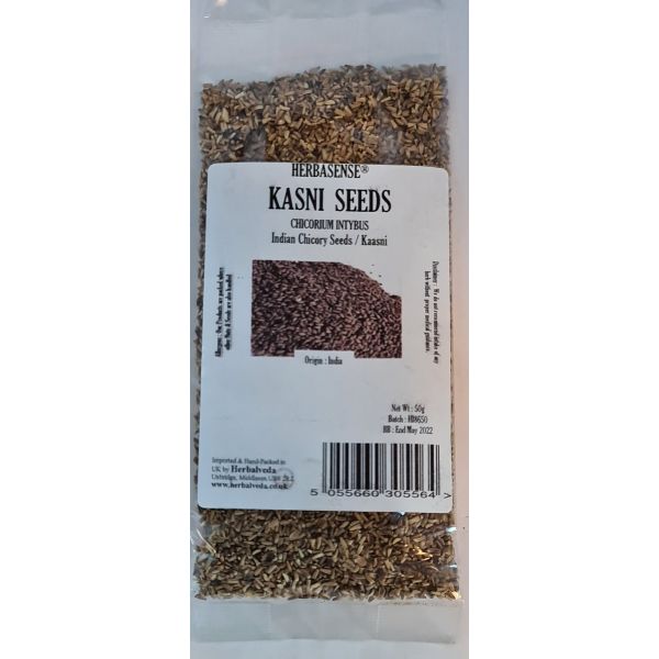 Herbasense Kasni Seeds 50g - Chicory, Traditional Liver & Digestive ...