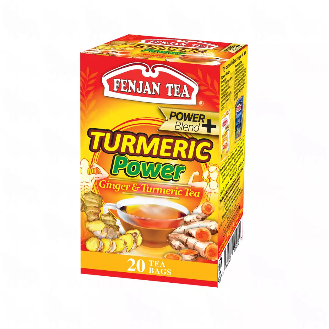 Fenjan Tea Turmeric Power 40g (20 Bags) - Buy Online UK | Herbal – Food ...