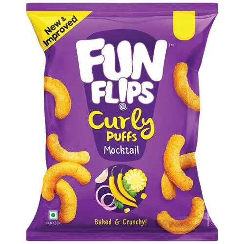 Fun Flips Mocktail Corn Puffs 35g - Buy Online UK | Unique Flavoured ...