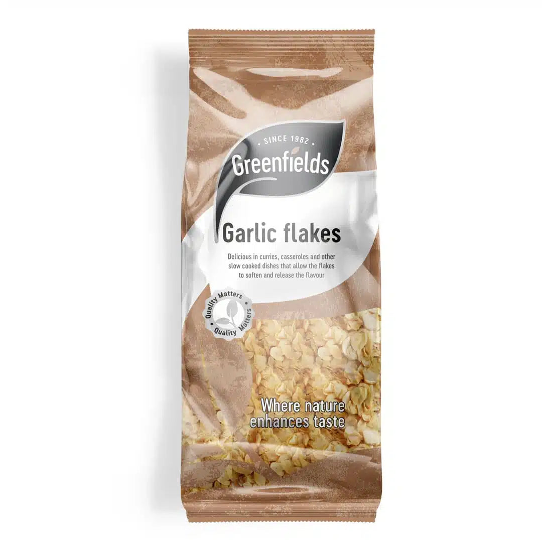 Greenfield Garlic Flakes 100g - Buy Dried Garlic Online UK | Convenient ...