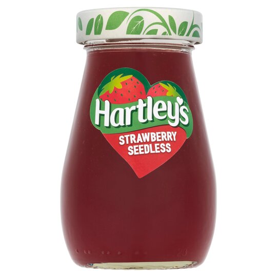Hartley's Strawberry Seedless Jam 300g - Smooth Vegan Fruit Preserve UK ...